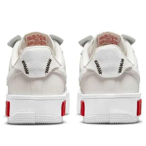 Nike Force 1 Fontanka Low Top Sneakers - White/red