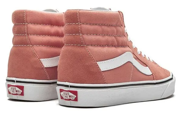 VANS Sk8-hi Lace Up High Top Sneakers - Pink/blue