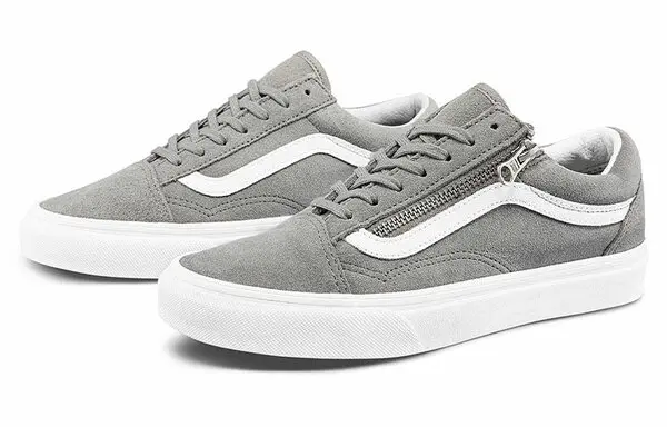 VANS Old Skool Zip Low-top Sneakers - Gray/white