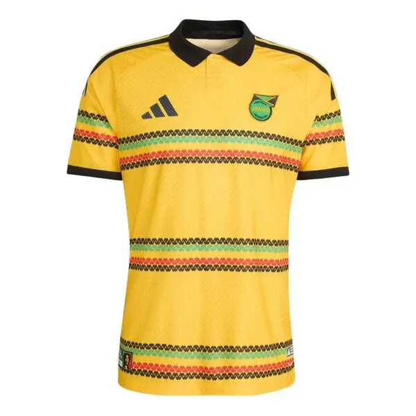 Adidas Jamaica 2026 X Bob Marley Home Authentic Jersey - Bold Gold