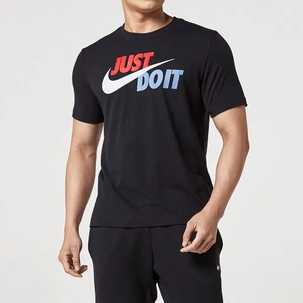 Nike As Tee Just Do It Swoosh - Black