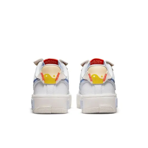 Nike Force 1 Fontanka 'set To Rise' Low Top Sneakers - White/blue/yellow