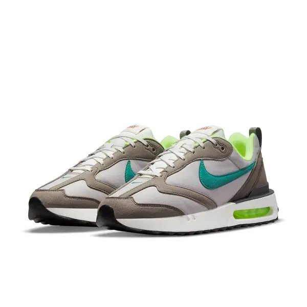 Nike Max Dawn Low Top Sneakers - Grey/green