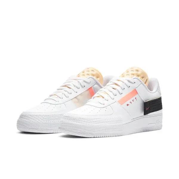Nike Force 1 Type Sneakers - White/pink