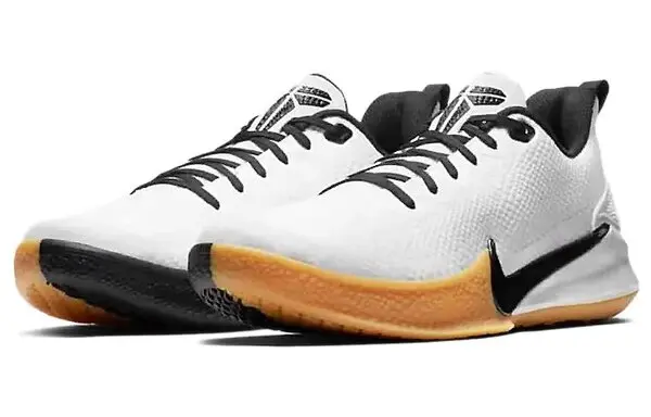 Nike Mamba Focus Basketball Sneakers - White/black