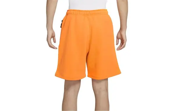 Nike Solo Swoosh Fleece Shorts - Orange