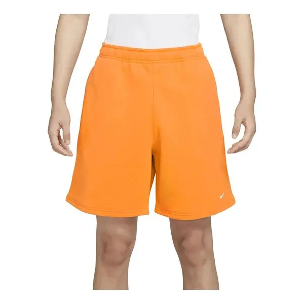 Nike Solo Swoosh Fleece Shorts - Orange