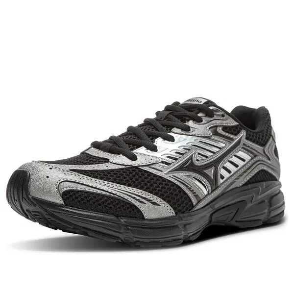 Mizuno Speed 2010 Athletic Lace Up Sneakers - Black/silver