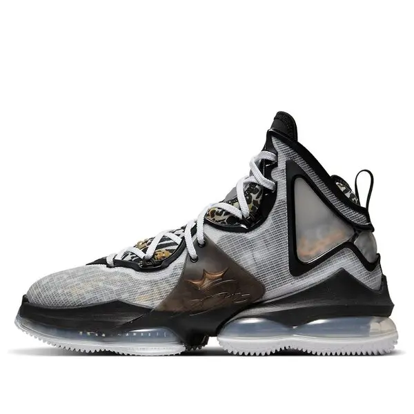 Nike Lebron 19 Ep "leopard" High Top Sneakers - Leopard/white/black