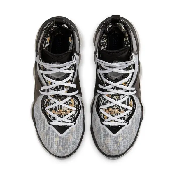 Nike Lebron 19 Ep "leopard" High Top Sneakers - Leopard/white/black