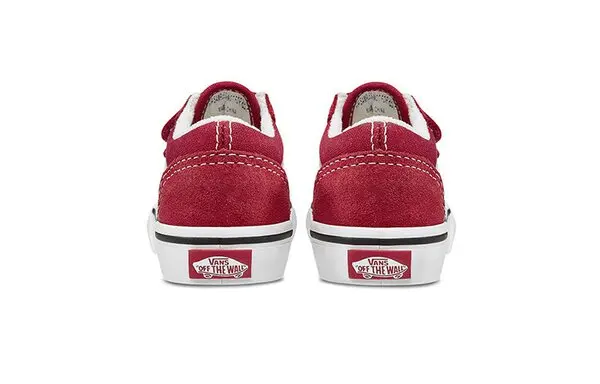 VANS Old Skool V "racing " Toddler Sneakers - Red
