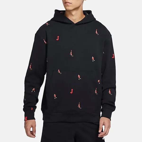 JORDAN Full Print Pullover Hoodie
