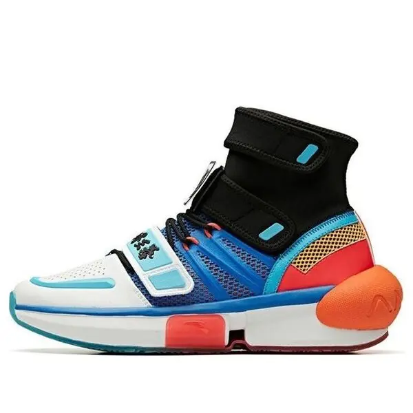 ANTA X Dragon Ball Super 'ultra Instinct Goku' High Top Sneakers - Blue/black/orange
