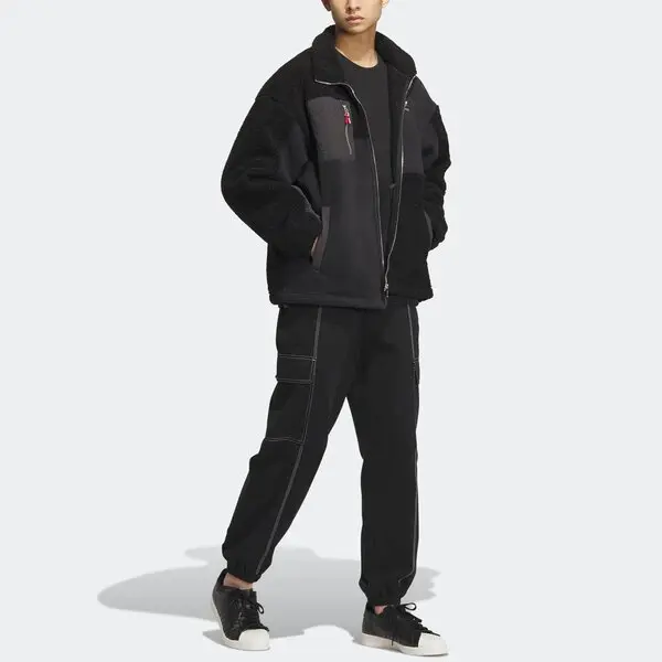 Adidas Originals Fw22 Zip-up Fleece Jacket