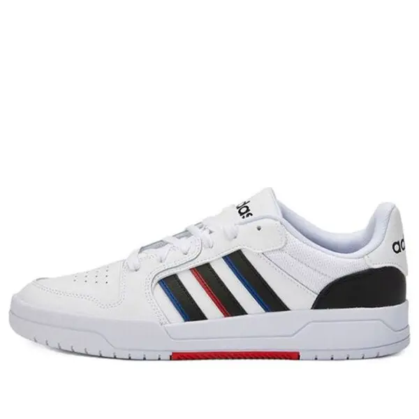 Adidas Entrap "white Black" Sneakers - White/black/red