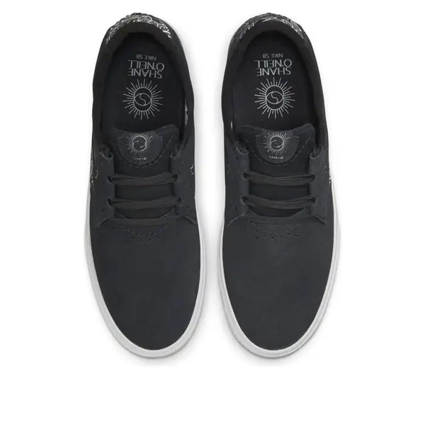 Nike Shane Premium Sb 'dark Smoke Grey Paisley' Skate Shoes - Black/white