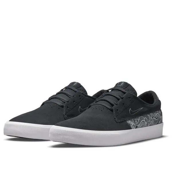Nike Shane Premium Sb 'dark Smoke Grey Paisley' Skate Shoes - Black/white