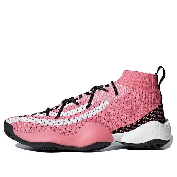 Adidas X Pharrell Crazy Byw Ambition High-top Sneakers - Pink