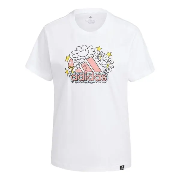 Adidas Graphic T-shirt - White