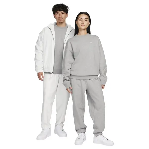 Nike Lab Swoosh Fleece Crewneck - Grey