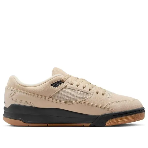 JORDAN Air Flight Court 'rattan' Sneakers - Rattan/black/gum Medium Brown