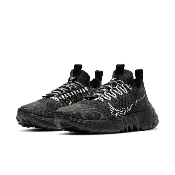 Nike Space Hippie 01 "black Volt" Sneakers - Anthracite/white/black