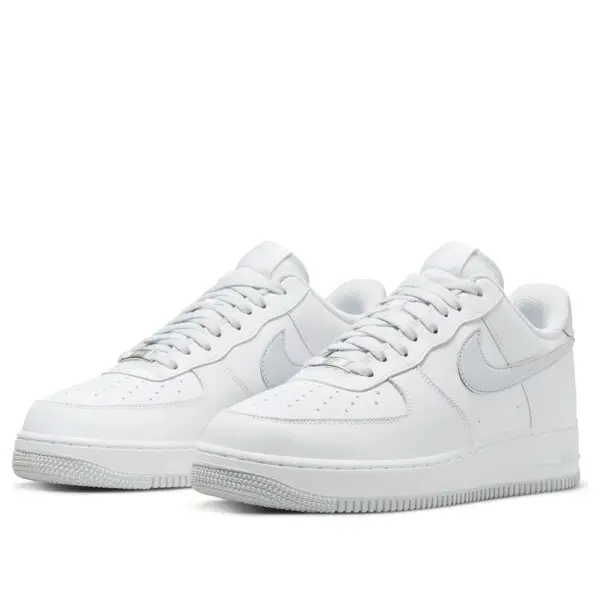 Nike Force 1 Low "pure Platinum" Sneakers - White/grey
