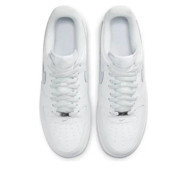 Nike Force 1 Low "pure Platinum" Sneakers - White/grey