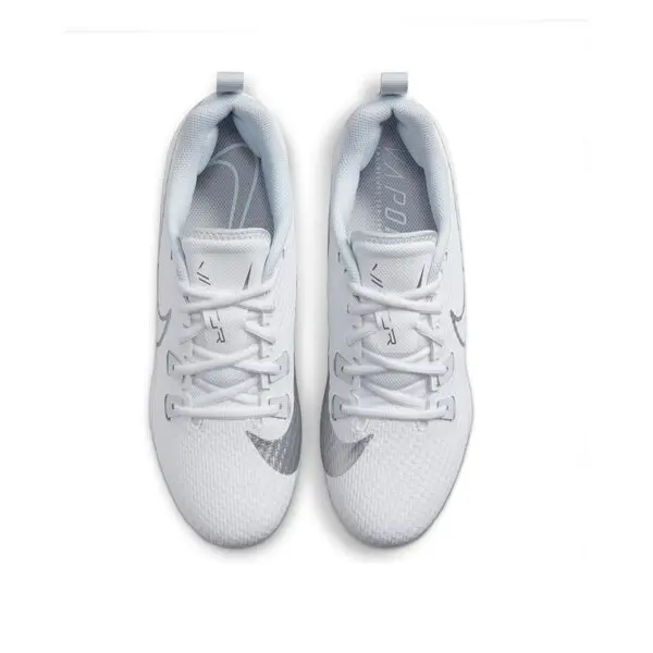 Nike Vapor Edge Speed 360 2 Metallic Silver Cleats - White