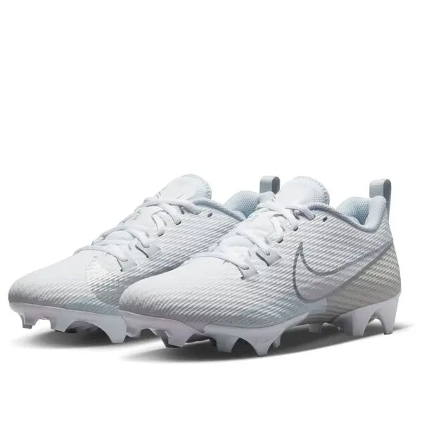 Nike Vapor Edge Speed 360 2 Metallic Silver Cleats - White