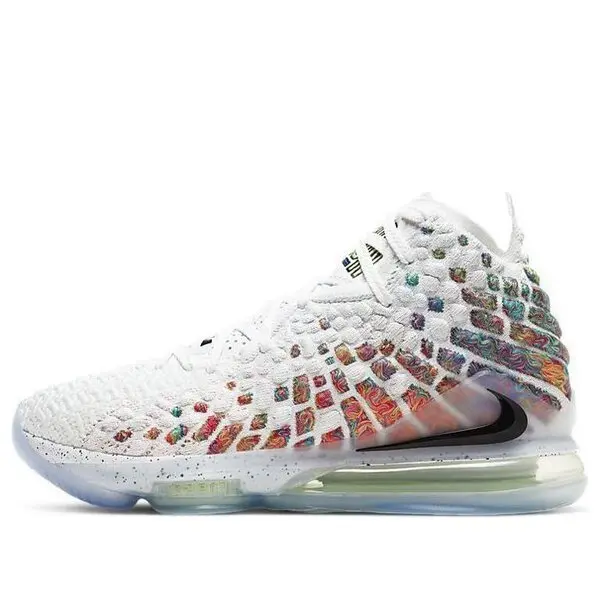 Nike Lebron 17 Ep "air Command Force" Sneakers - White/black/multi-color