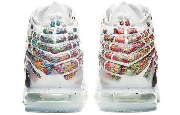Nike Lebron 17 Ep "air Command Force" Sneakers - White/black/multi-color