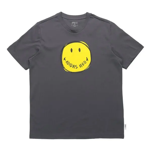 Adidas Neo Short Sleeve Graphic T-shirt - Light Gray