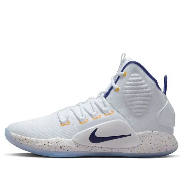 Nike Hyperdunk X Ep High Top Lace-up Sneakers - White/blue