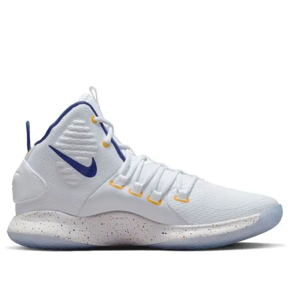 Nike Hyperdunk X Ep High Top Lace-up Sneakers - White/blue