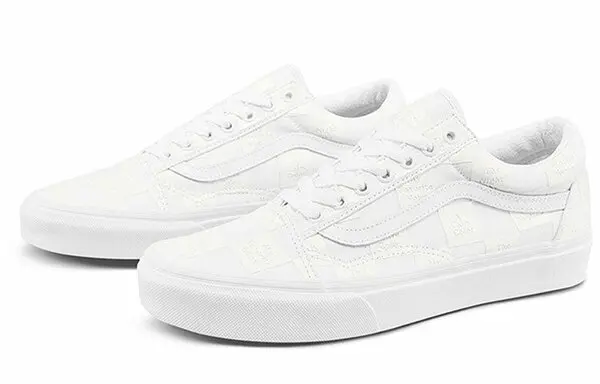 VANS Old Skool Diy Checkerboard Sneakers - White