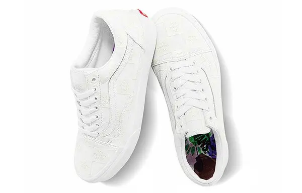 VANS Old Skool Diy Checkerboard Sneakers - White