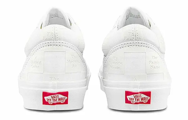 VANS Old Skool Diy Checkerboard Sneakers - White