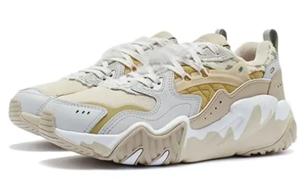 LI-NING X-claw Lite Sneakers - White/beige/yellow