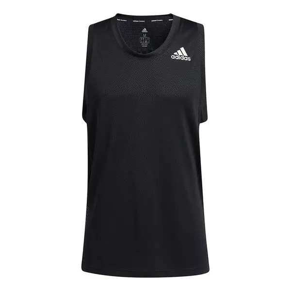 Adidas Hrdy 3s Tnk Casual Sports Breathable Vest - Black