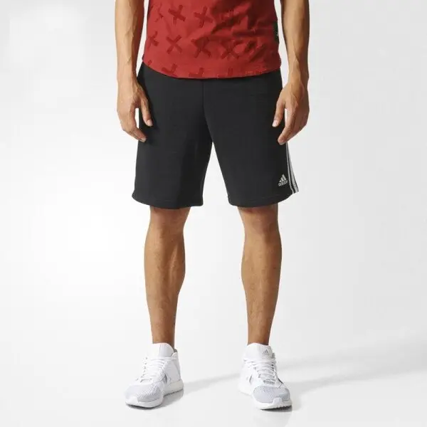 Adidas Essentials French Terry Shorts With Three-stripes Detail - Default Colorway