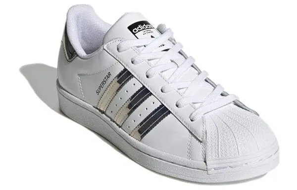 Adidas Superstar Metallic 3 Stripes Sneakers - White