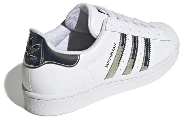 Adidas Superstar Metallic 3 Stripes Sneakers - White
