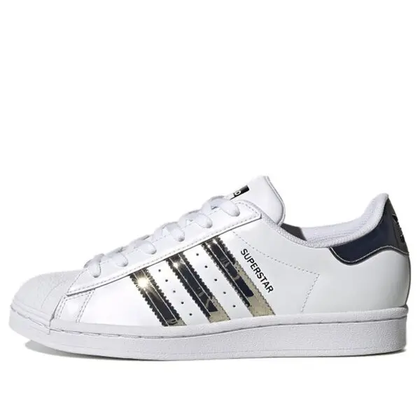 Adidas Superstar Metallic 3 Stripes Sneakers - White