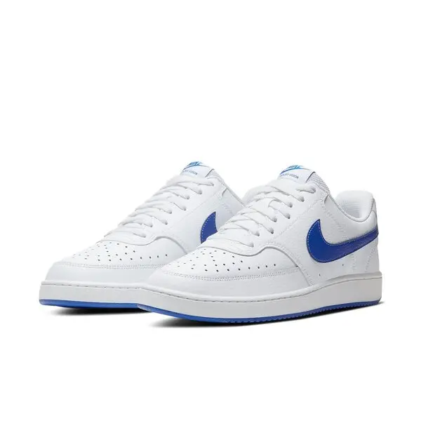 Nike Court Vision Low Top Sneakers - White/blue
