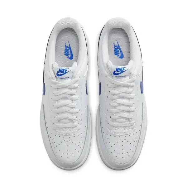 Nike Court Vision Low Top Sneakers - White/blue