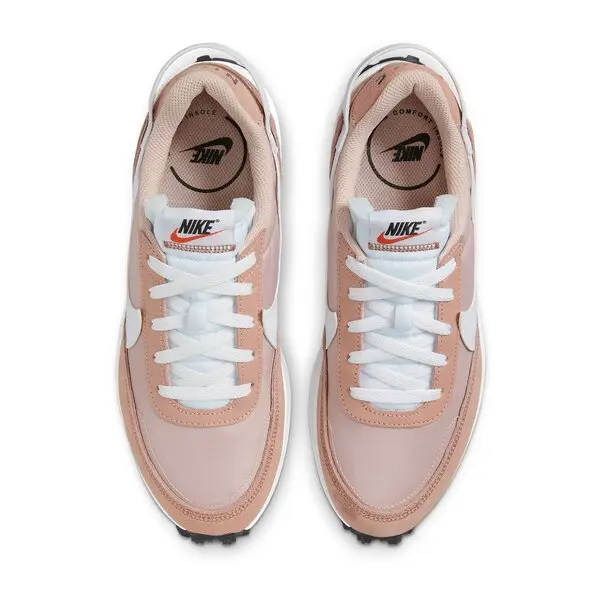 Nike Waffle Debut Low Top Sneakers - Pink/blue