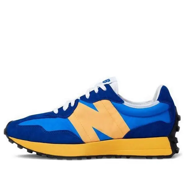NEW BALANCE 327 Athletic Sneakers - Blue/orange