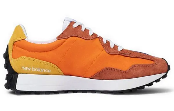 NEW BALANCE 327 Athletic Sneakers - Blue/orange