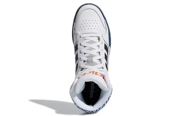 Adidas Entrap Mid High Top Sneakers - White/blue